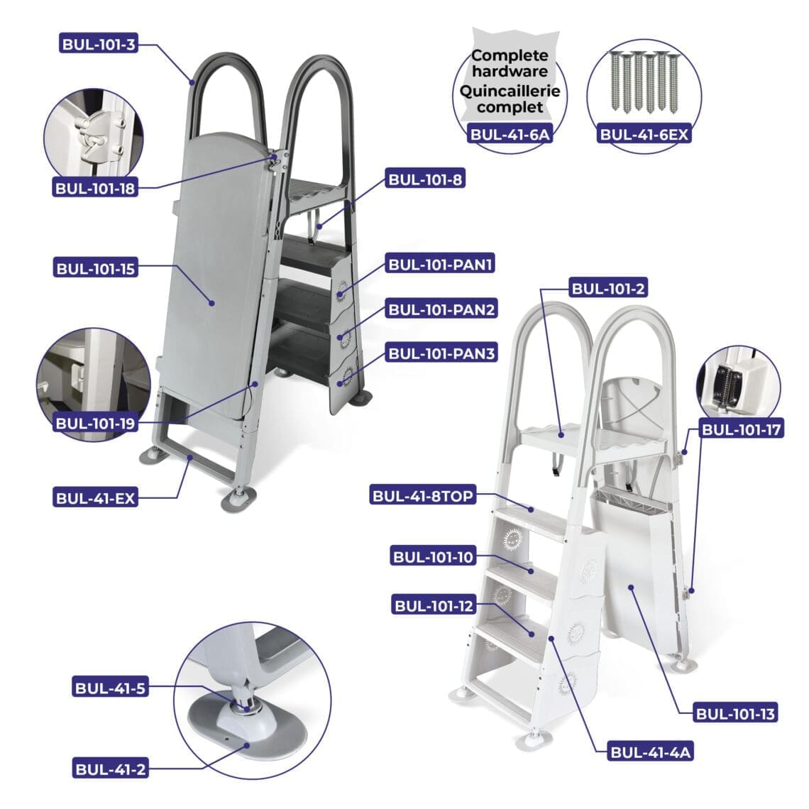 Parts: Steps & Ladders | CPI Pool Products